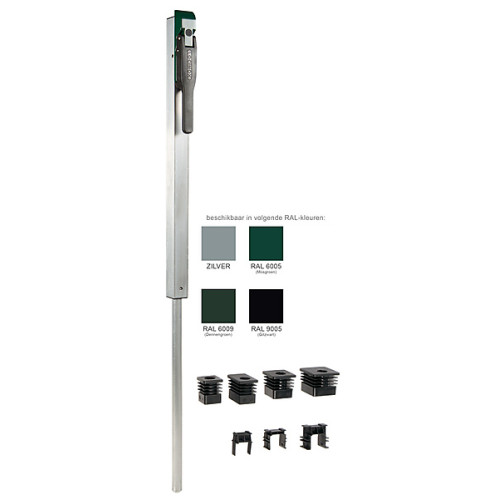 RAL 7016 (ANTRACIET GRIJS) POORTGRENDEL MET STALEN PEN LOCINOX